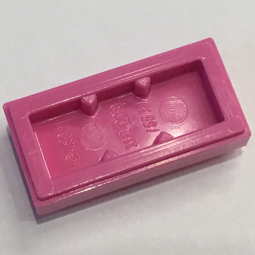 LEGO PART 15573 Plate Special 1 x 2 with 1 Stud with Groove and Inside ...