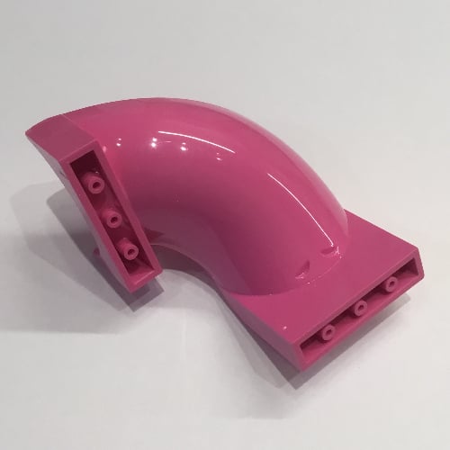 LEGO PART 28387 Slide Curved Left 90° | Rebrickable - Build with LEGO