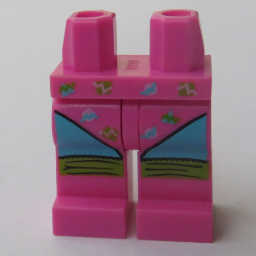 LEGO PART 970c36pr0243 Hips and Dark Pink Legs with Leotard and Leg ...