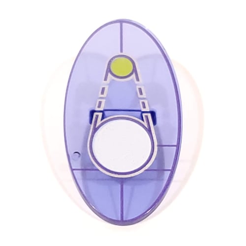 LEGO PART 92747pr0004 Shield Ovoid with Grip and Dimensions Keystone ...