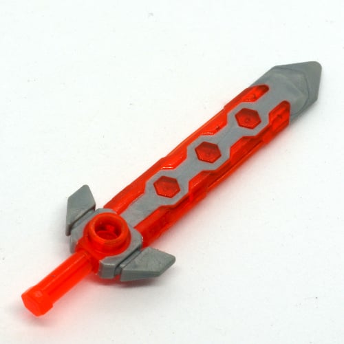 LEGO PART 24108pat0001 Weapon Sword Long with Angular Crossguard Flat ...