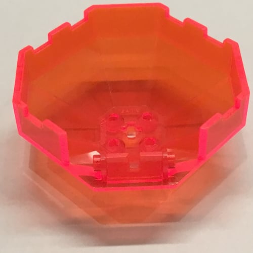 LEGO PART 2418b Windscreen 6 x 6 Octagonal Canopy with Axle hole ...