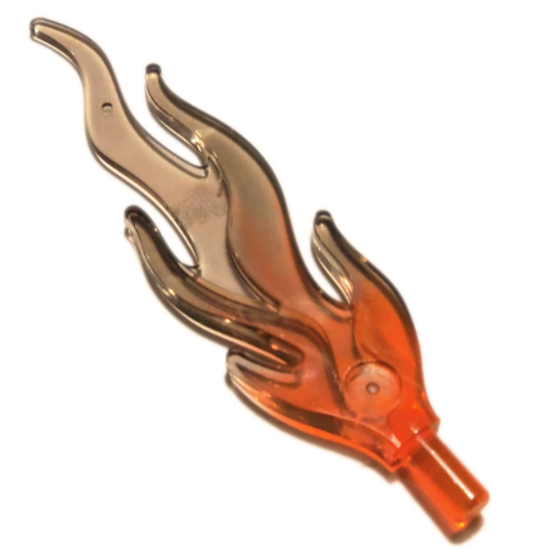 LEGO PART 85959pat0008 Wave / Flame Rounded Large with Marbled Trans ...