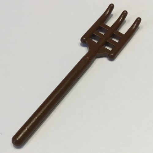 LEGO PART 4496 Equipment Pitchfork / Fork, Rounded End | Rebrickable ...