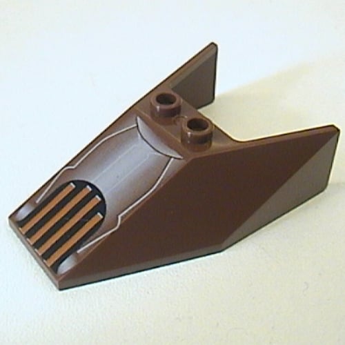 LEGO PART 6152apr0001 Windscreen 6 x 4 x 1 1/3 with Grill Print ...