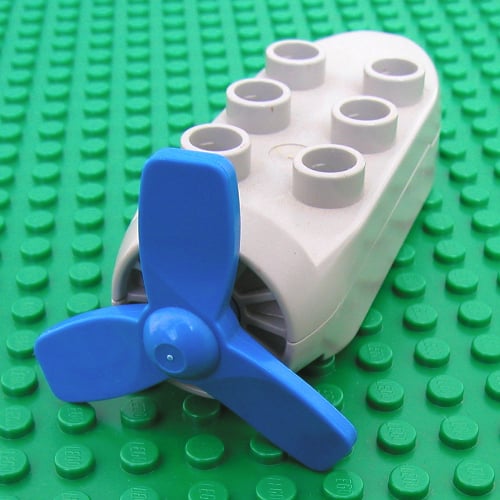 LEGO PART 2161c01 Duplo Airplane Engine | Rebrickable - Build with LEGO