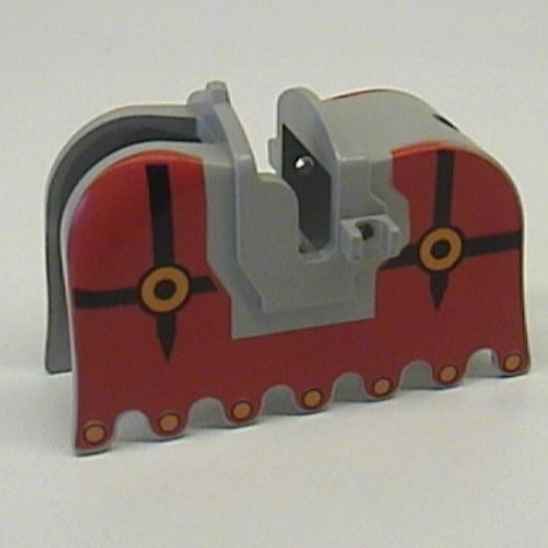 LEGO PART 2490pr0007 Animal / Creature Accessory, Horse Barding with ...