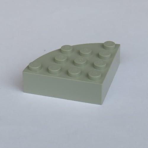 LEGO PART 2577 Brick Round Corner 4 x 4 Full Brick | Rebrickable ...