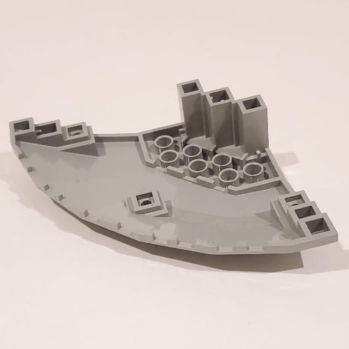 LEGO PART 30117 Panel 10 x 10 x 2 1/3 Quarter Saucer Top | Rebrickable ...