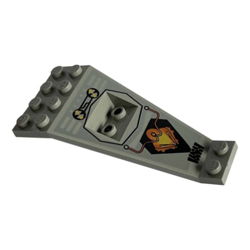 LEGO PART 30119pr0001 Wing Plate Bi-level 8 x 4 and 2 x 3 1/3 Down with ...