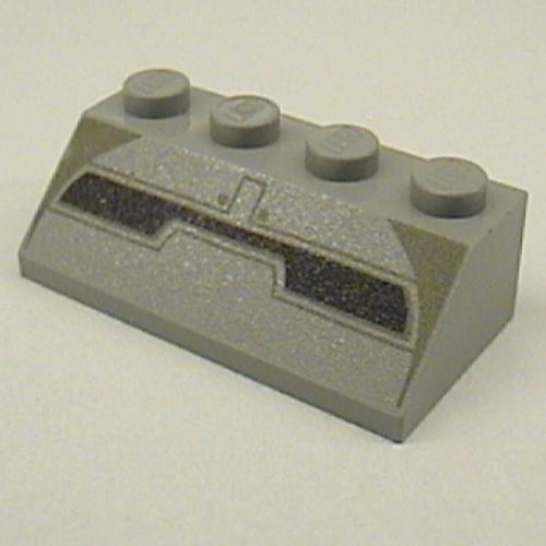 LEGO PART 3037pr0011 Slope 45° 2 x 4 with Dark Gray and Black Lines ...