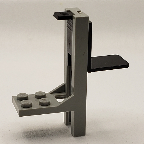 LEGO PART 3430c01 Forklift Mast and Carriage 2 x 2 Plate and Black Fork ...