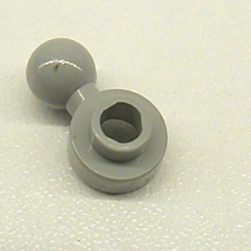 LEGO PART 3614b Plate Round 1 x 1 with Towball and Hexagonal Hole ...
