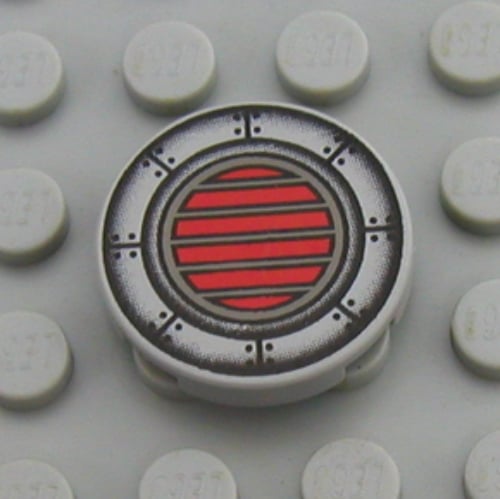 LEGO PART 4150pr0023 Tile Round 2 x 2 with Podracer Vent Print ...