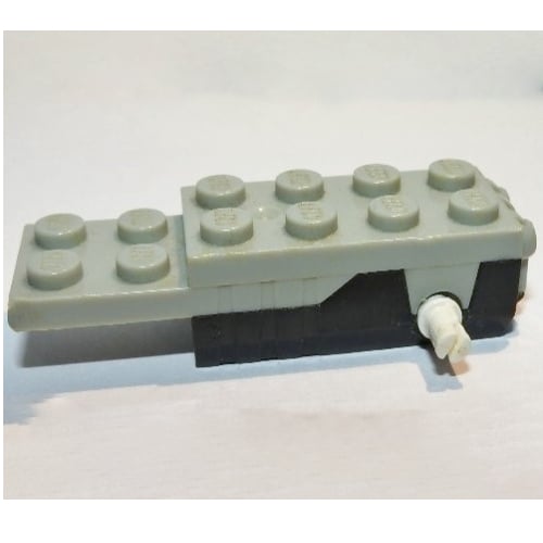 LEGO PART 41857c01 Light Gray Pullback Motor 6 x 2 x 1 1/3 with Black ...