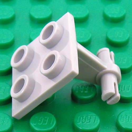LEGO PART 4870 Wheel Holder 2 x 2 Thin with Split Wheel Clip Pins ...