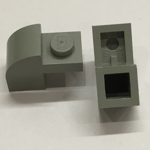 LEGO PART 6091 Brick Curved 1 x 2 x 1 1/3 with Curved Top | Rebrickable ...