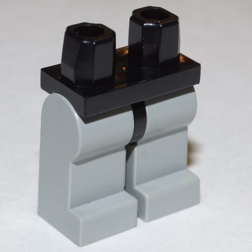 LEGO PART 970c17 Hips and Light Gray Legs | Rebrickable - Build with LEGO