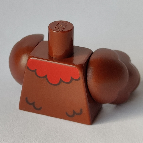 LEGO PART 11938pr0002 Torso with Bird Wings and Dark Brown Feathers ...