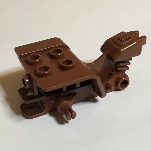 LEGO PART 30187e Vehicle Body, Tricycle Top with Reddish Brown Chassis ...