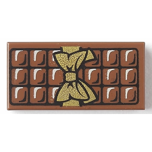 LEGO PART 3069bpr0168 Tile 1 x 2 with Chocolate Bar Print | Rebrickable ...