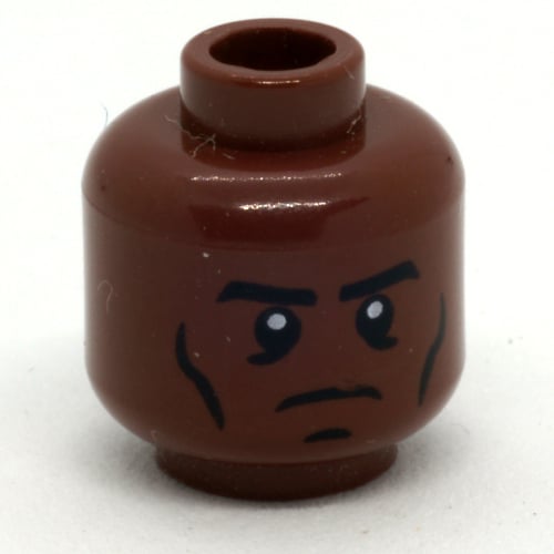 LEGO PART 3626cpr1216 Minifig Head James Rhodes (War Machine / Iron ...