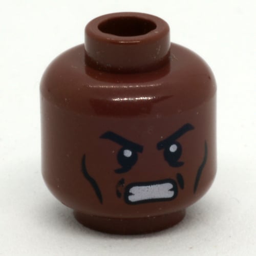 LEGO PART 3626cpr1216 Minifig Head James Rhodes (War Machine / Iron ...