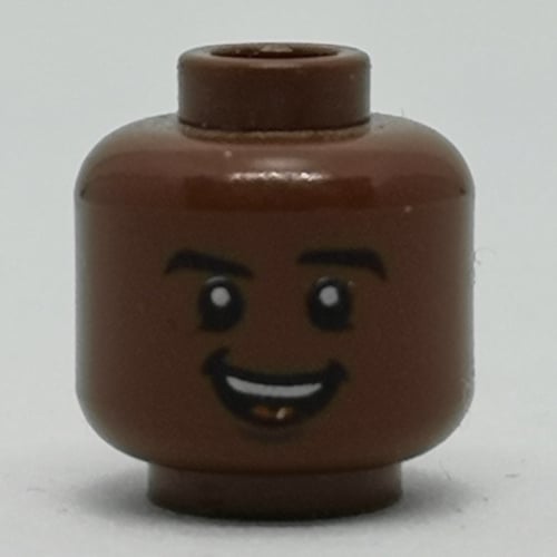 LEGO PART 3626cpr1634 Minifig Head James Rhodes (War Machine) / Cyborg ...