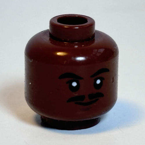LEGO PART 3626cpr2164 Minifig Head Lando Calrissian, Moustache Split ...