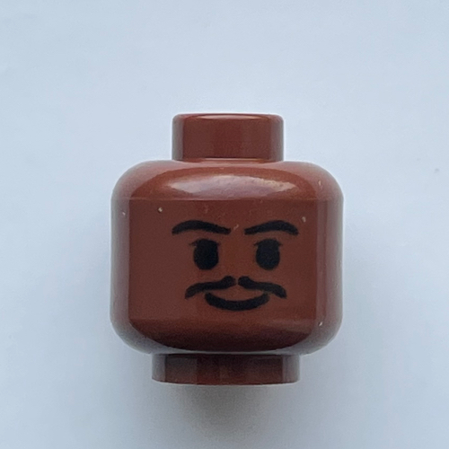 LEGO PART 3626cpr2873 Minifig Head Lando Calrissian, Moustache Thin ...