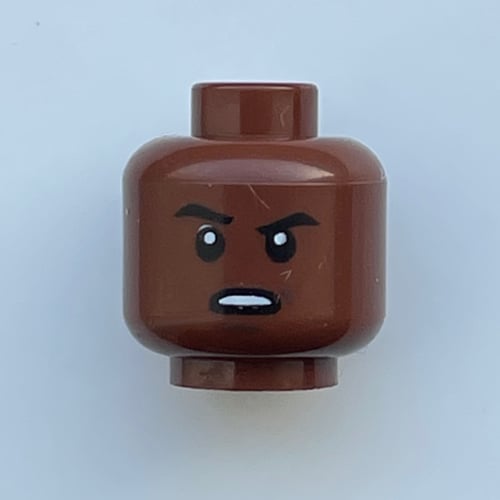 LEGO PART 3626cpr3546 Minifig Head Stormtrooper, Angry Showing Teeth ...