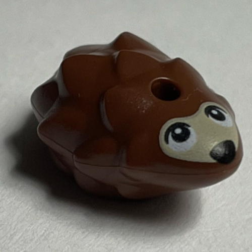 LEGO PART 5153pr0001 Animal, Hedgehog Baby with Tan Face print ...