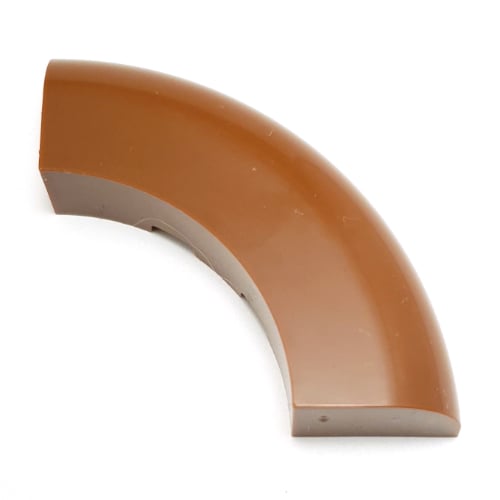 LEGO PART 7033 Brick Round Corner 5 x 5 x 1 Curved, Bottom Cut Outs, No ...