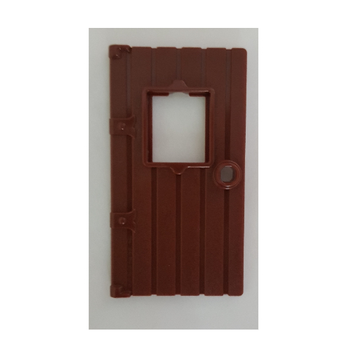 LEGO PART 7102 Door 1 x 4 x 6 with Window, Wood Structure, Loose Window ...