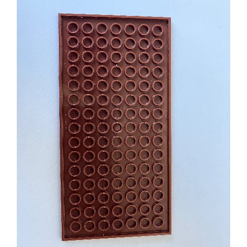 LEGO PART 90498pr0031 Tile 8 x 16 with Bottom Tubes with Gold Jurassic ...