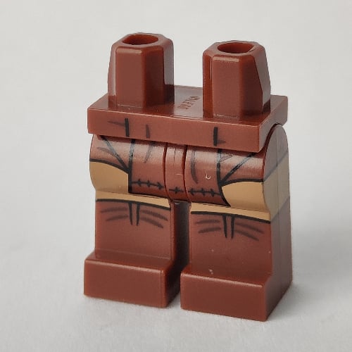 LEGO PART 970c19pr1437 Hips and Reddish Brown Legs with Loincloth ...