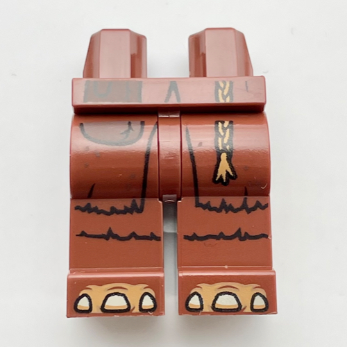 LEGO PART 970c19pr1952 Hips and Reddish Brown Legs with Dark Brown ...