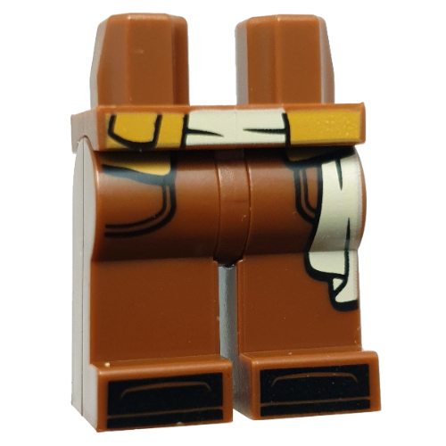 LEGO PART 970c19pr0009 Hips and Reddish Brown Legs with Nougat Coat ...
