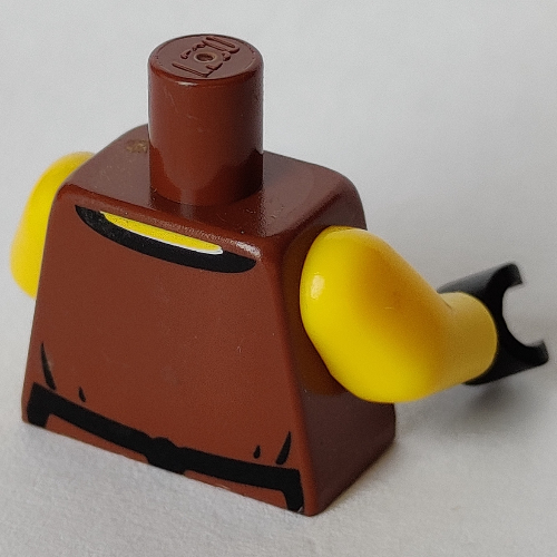 LEGO PART 973c01h03pr0420 Torso Apron and Front Lace Up Shirt Print ...