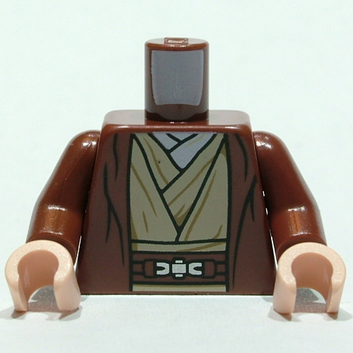 LEGO PART 973c19h02pr6234 Torso, Robe, Tan Robes, Sand Blue Shirt ...