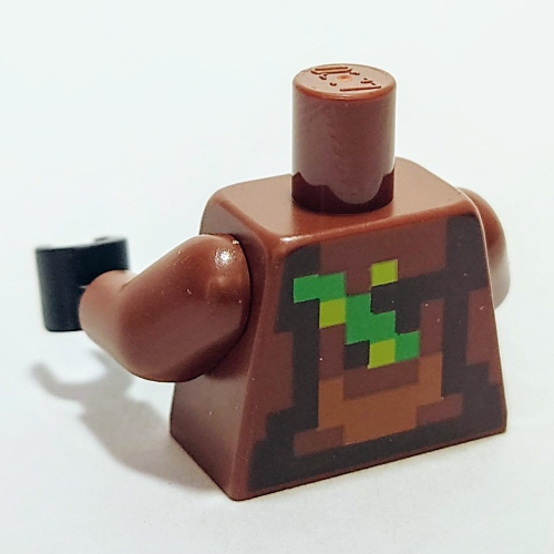 LEGO PART 973c19h03pr6410 Torso Jacket, Pixelated Tan and Dark Tan ...