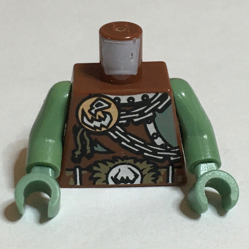 LEGO PART 973c25h25pr1349 Torso Armor with Troll Skull Badge and Chains ...