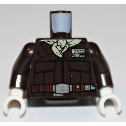 LEGO PART 973c07h27pr3260 Torso Jacket with Pockets, Utility Belt, Tan ...