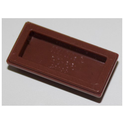 LEGO PART 99563 Tile Special 1 x 2 with Sloped Walls AKA Money / Gold ...