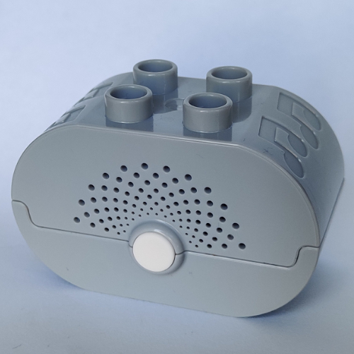 LEGO PART 1480c01pb0c02pr0001 Duplo Sound Brick 2 x 4 x 2 Rounded Ends ...