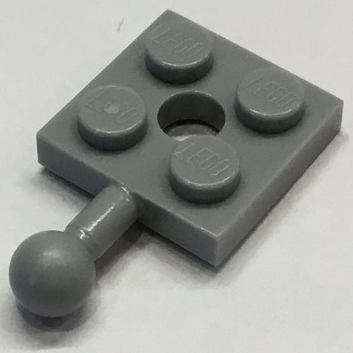 LEGO PART 15456 Plate Special 2 x 2 with Towball and Hole | Rebrickable ...