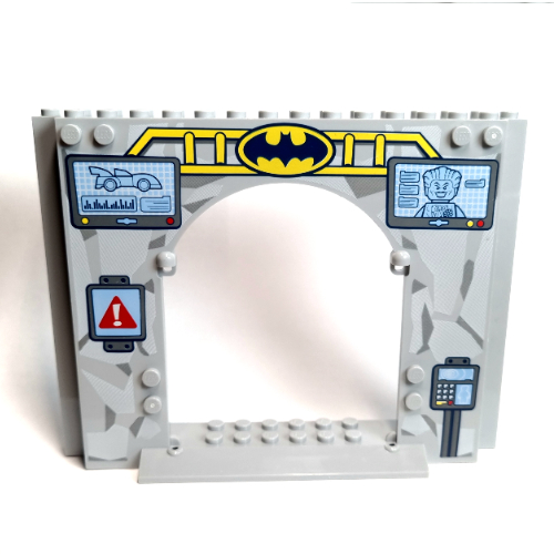 LEGO PART 15626pr0002 Panel 4 x 16 x 10 with Batman Logo, Joker and Car ...