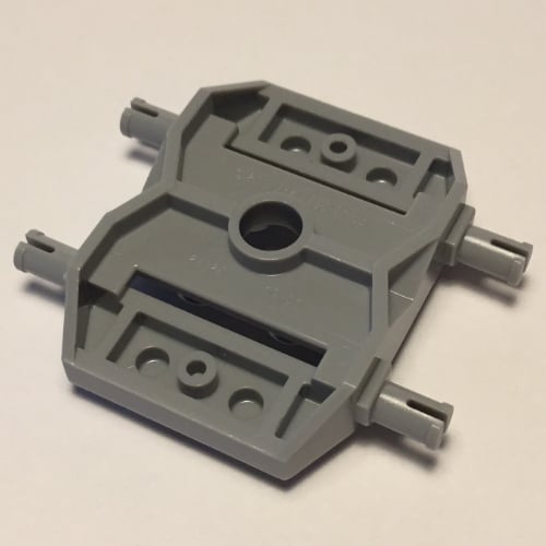 LEGO PART 24326 Vehicle Base 4 x 4 x 2/3 with Wheel Clip Pins, Wedge, 2 ...