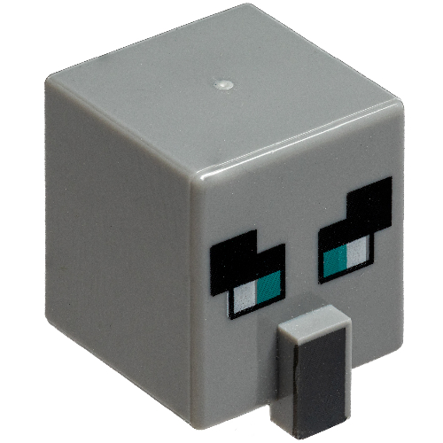 LEGO PART 23766pr0020 Minifig Head Special, Cube with Nose and Villager ...