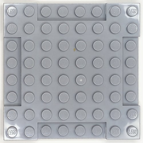 LEGO PART 2628 Plate Special 8 x 8 x 2/3 with Four 1 x 4 Recessed Edges ...